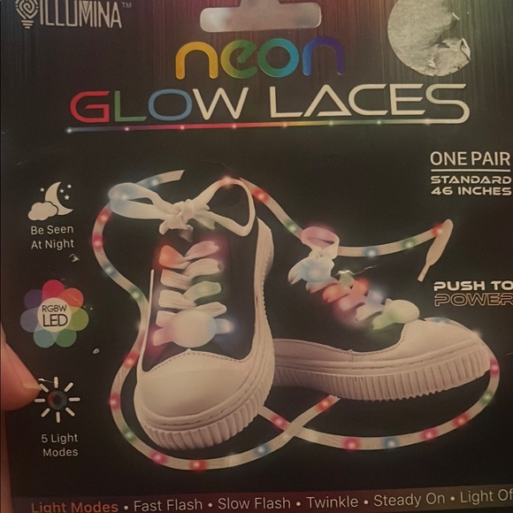 Accessories | Illumina Neon Glow Laces | Poshmark